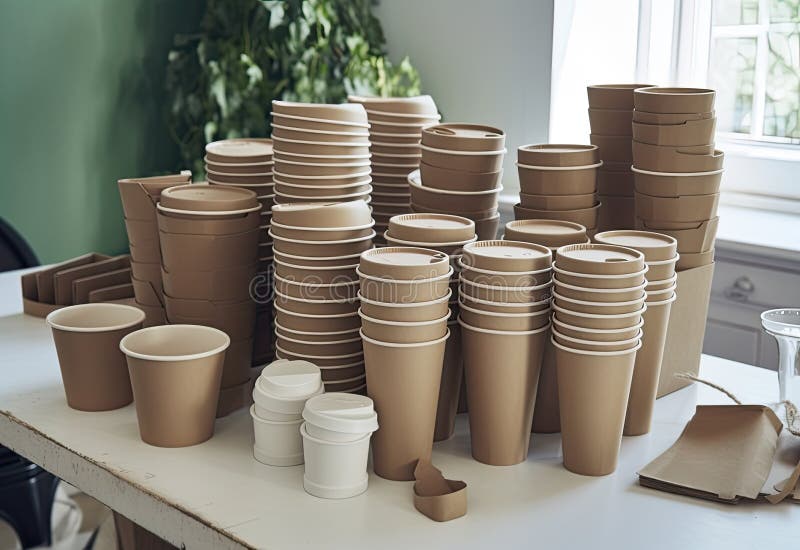 The Concept of Zero Waste and Recycling. Use of Eco-friendly Paper ...