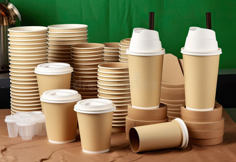 The Concept of Zero Waste and Recycling. Use of Eco-friendly Paper ...