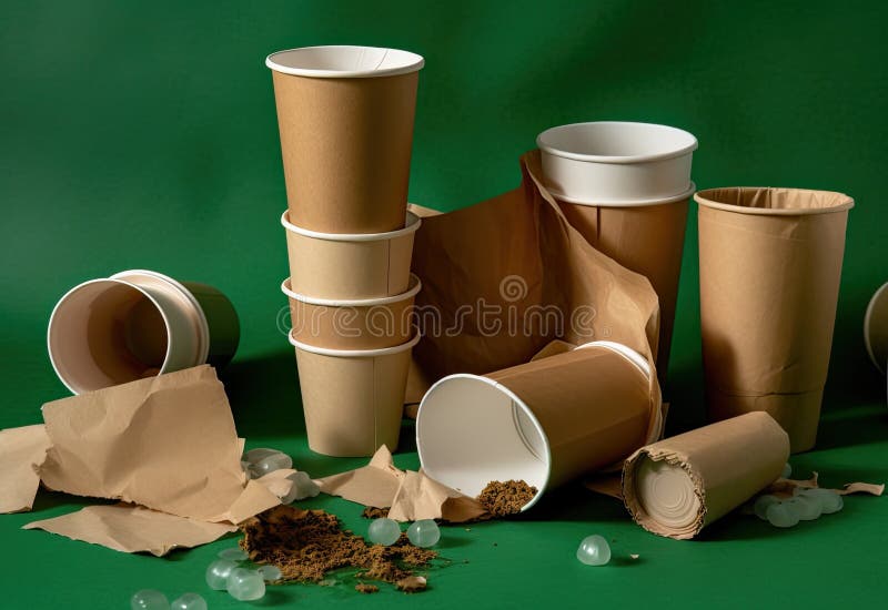 The Concept of Zero Waste and Recycling. Use of Eco-friendly Paper ...