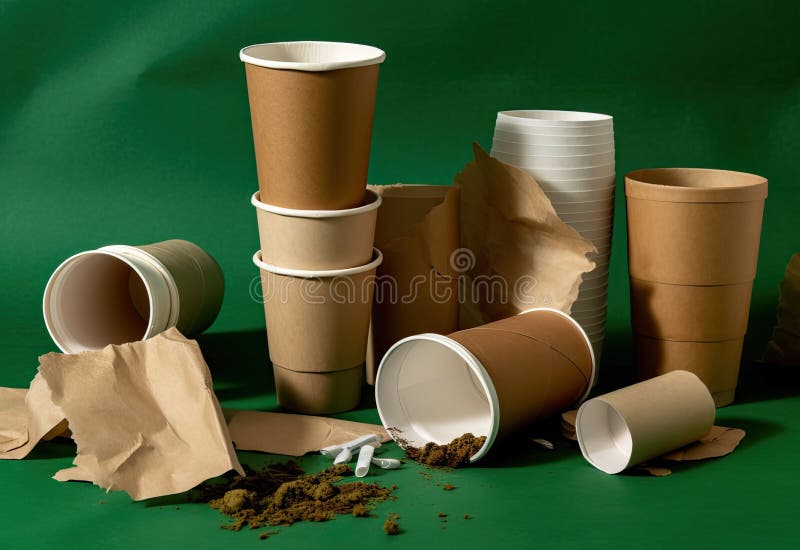 The Concept of Zero Waste and Recycling. Use of Eco-friendly Paper ...