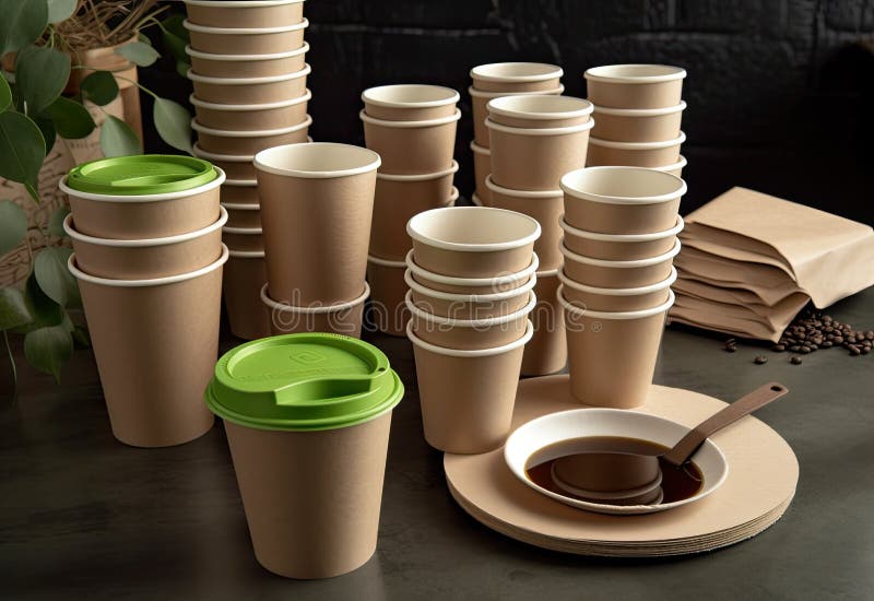 The Concept of Zero Waste and Recycling. Use of Eco-friendly Paper ...