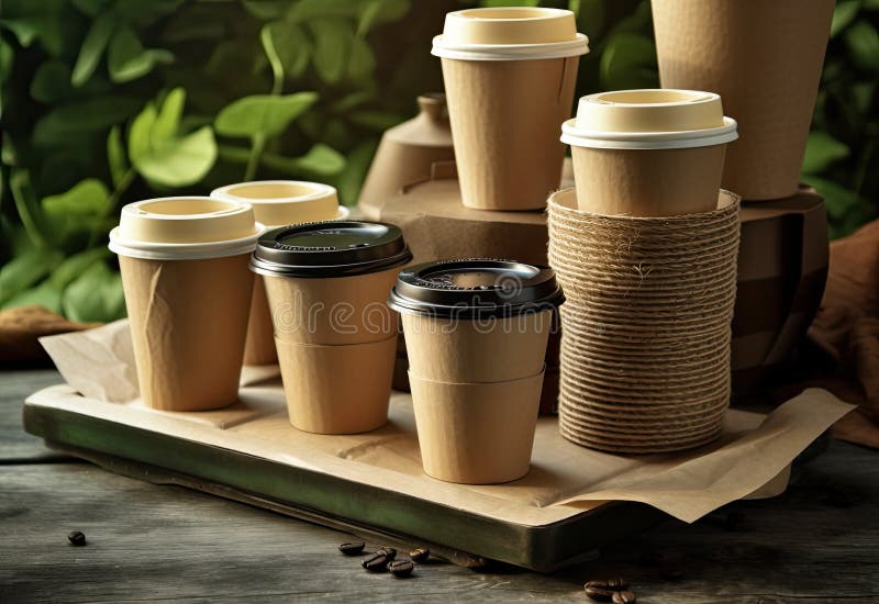 The Concept of Zero Waste and Recycling. Use of Eco-friendly Paper ...