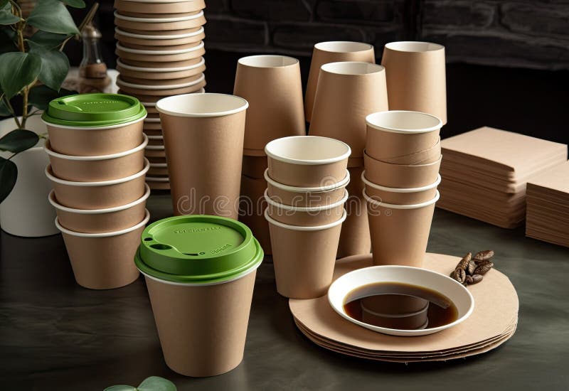 The Concept of Zero Waste and Recycling. Use of Eco-friendly Paper ...