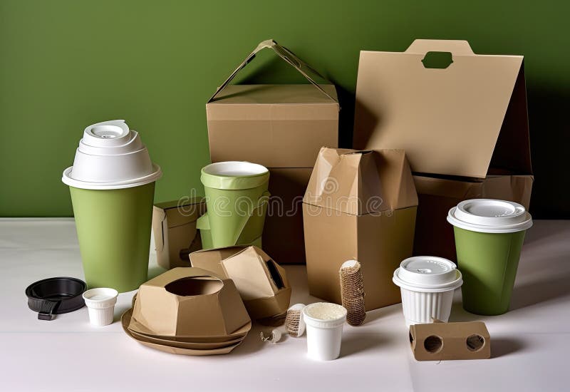 The Concept of Zero Waste and Recycling. Use of Eco-friendly Paper ...