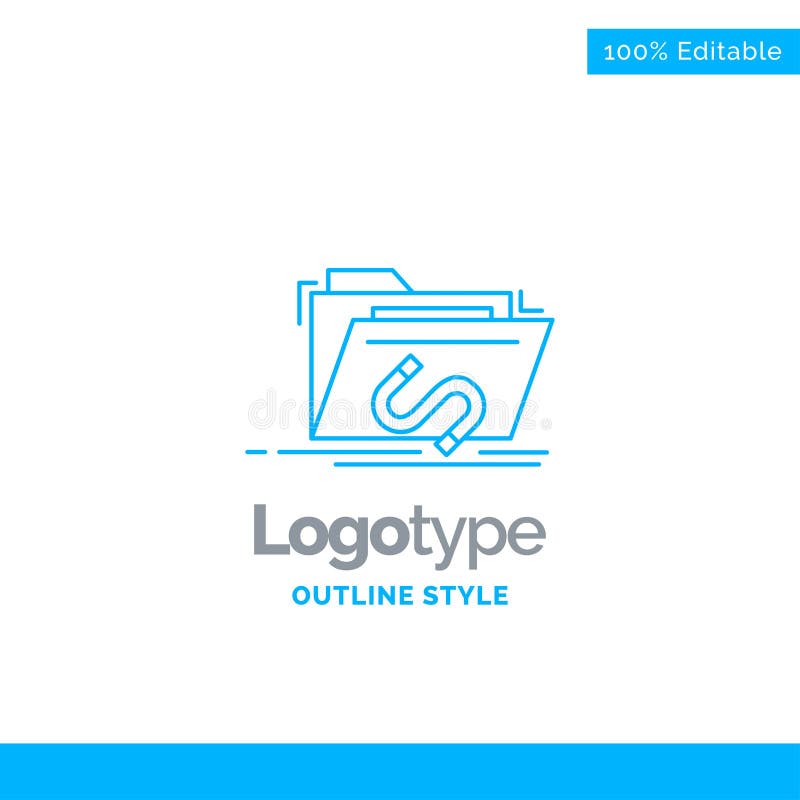 Conception Bleue De Logo Pour Secret, Exploit, Dossier, Internet ...