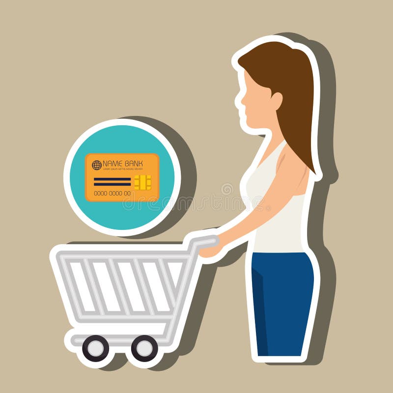 Conception D'acheteur D'avatar Illustration Stock - Illustration du ...