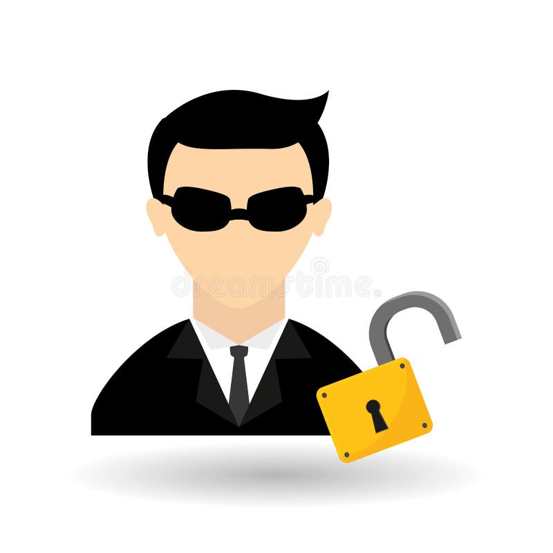 Conception D'icône De Pirate Informatique, Illustration De Vecteur ...