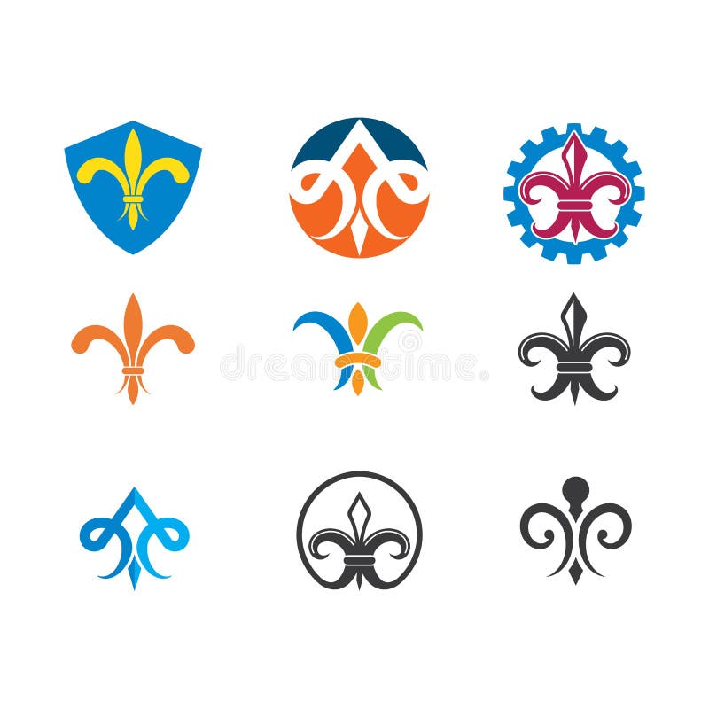 Conception D'illustration De Vecteur D'icône Fleur-de-lys Illustration ...