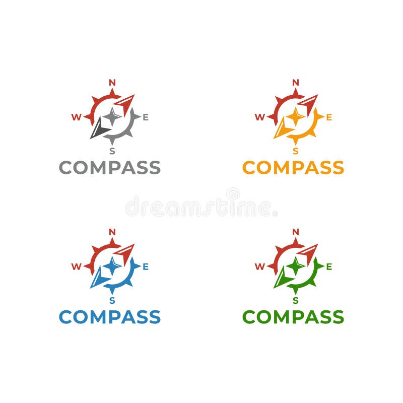 Conception D'illustration De Vecteur De Logo Template De Boussole ...
