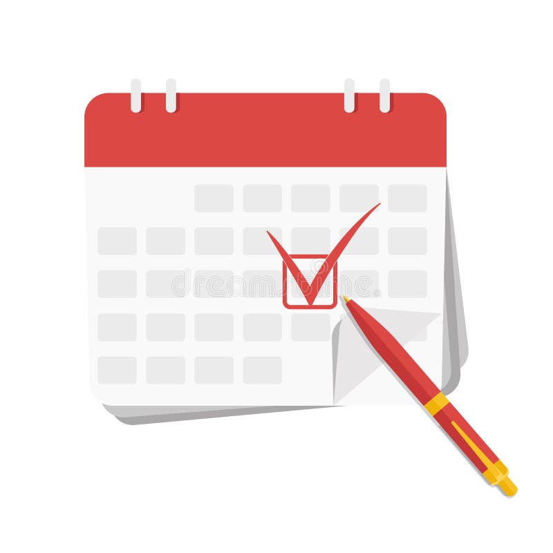 Conception D'illustration Vectorielle. Calendrier Financier Et Concept ...