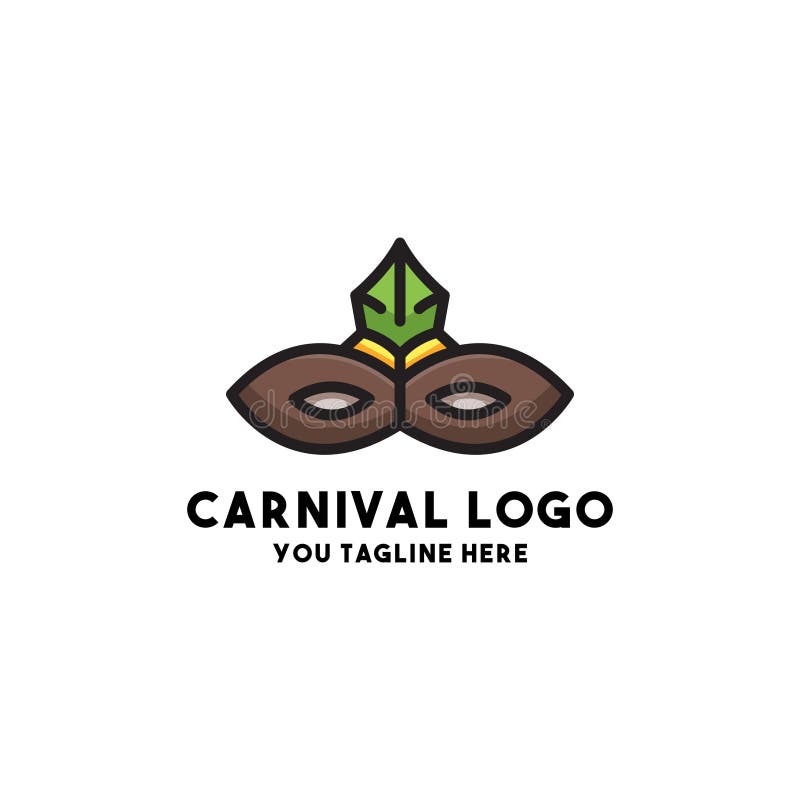 Conception De L'avant-projet De Logo De Carnaval Moderne Illustration ...