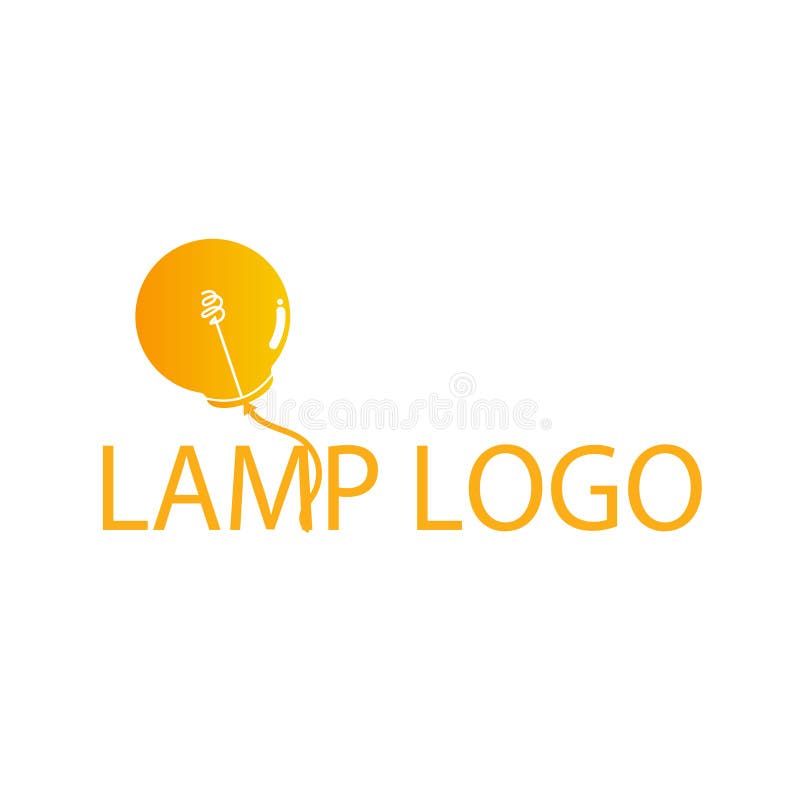 Conception De L'avant-projet De Logo De Lampe Moderne Illustration de ...