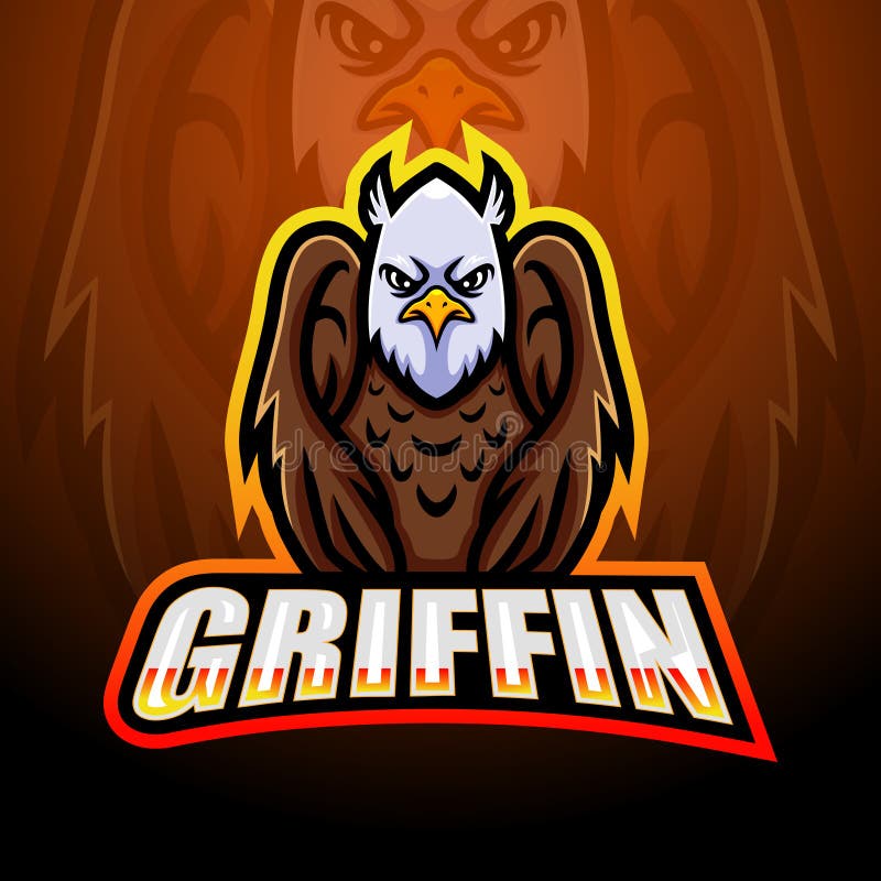 Griffin Mascot Logo Vectoriel Design Avec Illustration Moderne Style ...