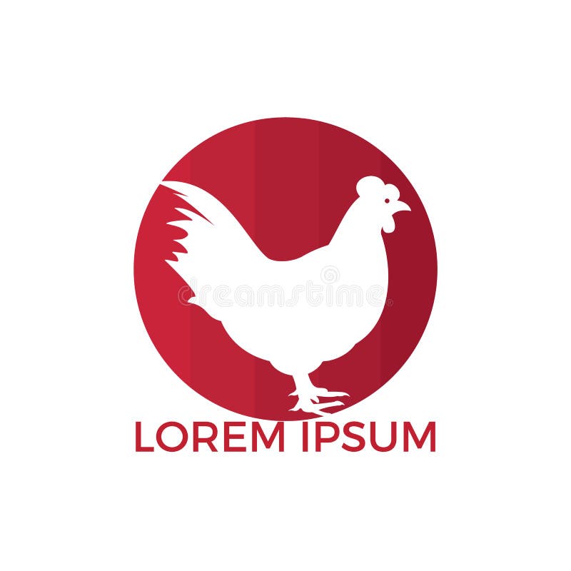 Conception De Logo De Poule Illustration de Vecteur - Illustration du ...