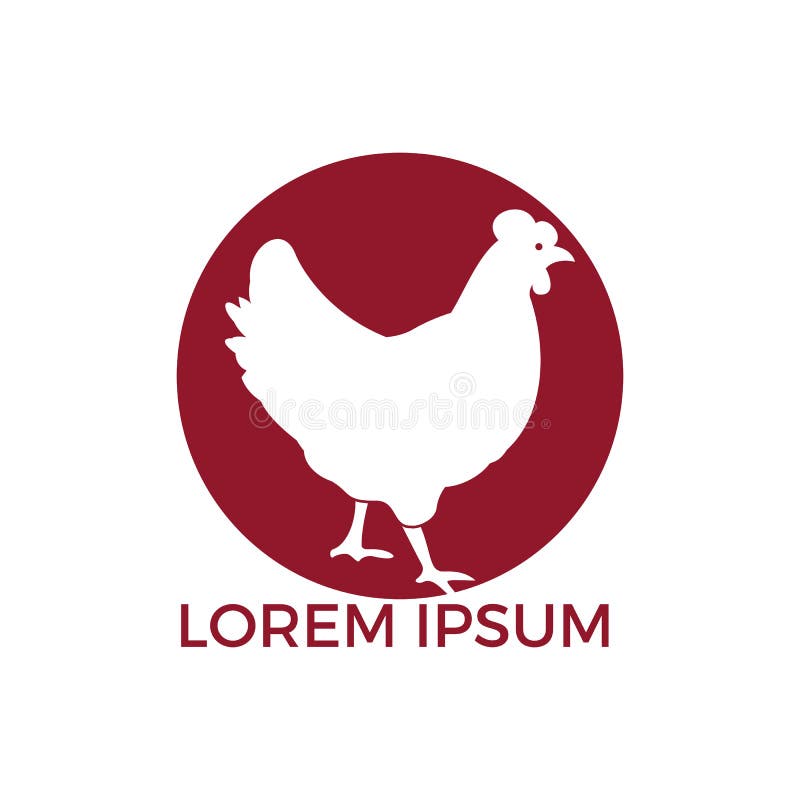 Conception De Logo De Poule Illustration de Vecteur - Illustration du ...