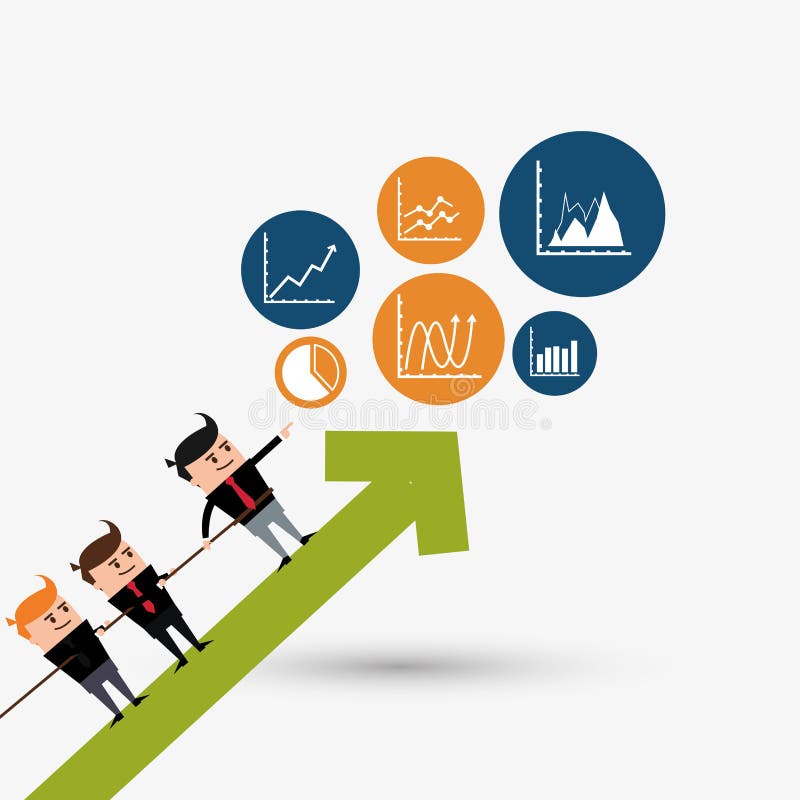 Conception De Projet Homme D'affaires Icon Concept Infographic ...