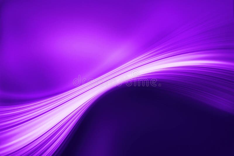 Conception Dynamique Ultra-violette Abstraite De Vague Illustration ...