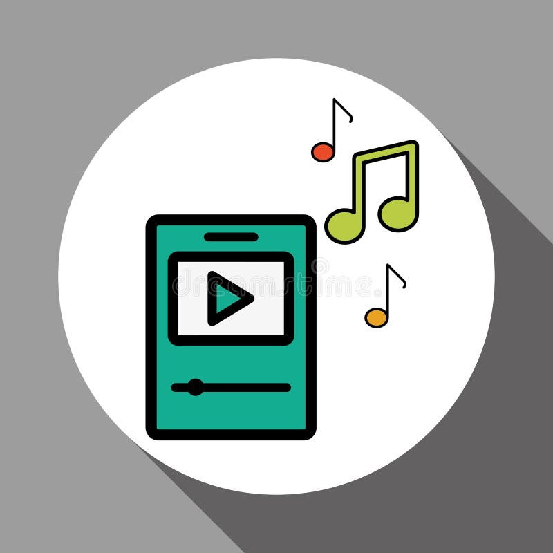 Conception Graphique De La Musique, Illustration De Vecteur ...