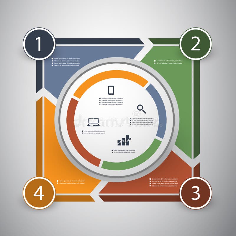 Conception infographic illustration de vecteur. Illustration du ...