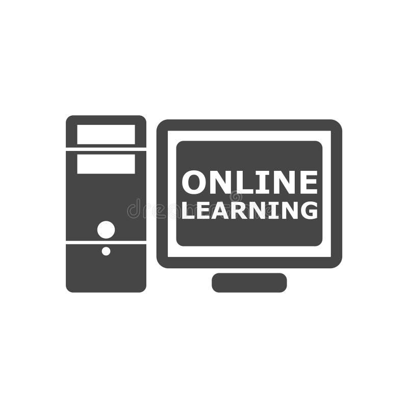 Concepto De Aprendizaje En Línea, Icono Simple Del Vector Stock de ...