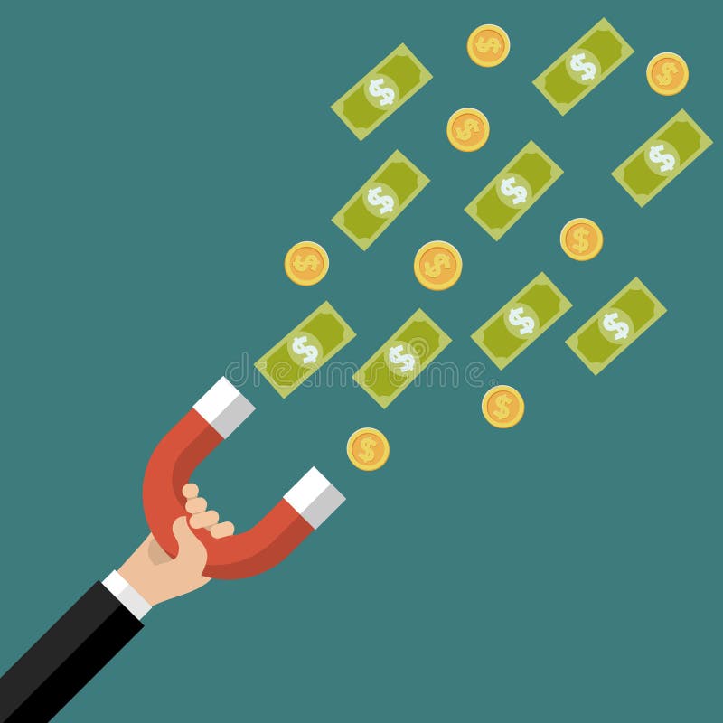 Concepto De Atracción De Clientes Ilustración del Vector - Ilustración ...