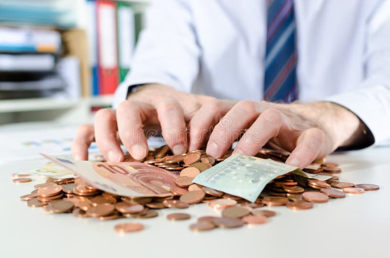 Concepto de avaro imagen de archivo. Imagen de moneda - 57350503