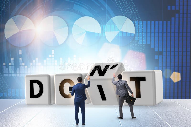 Concepto De La Determinación Ilustrado Por Palabra De La Determinación ...