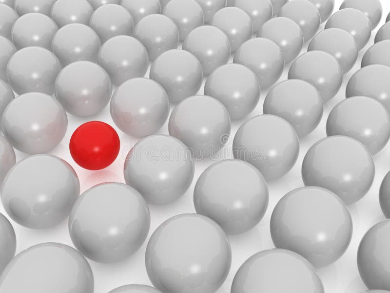 Concepto de diferencia stock de ilustración. Ilustración de diferente ...