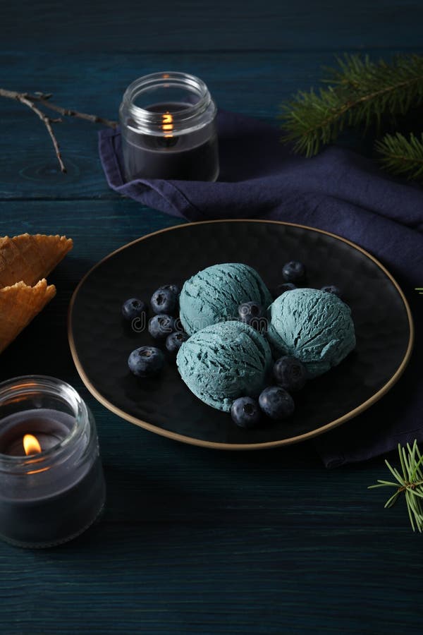 Concepto De Helado De Deliciosa Comida Dulce Imagen de archivo - Imagen ...