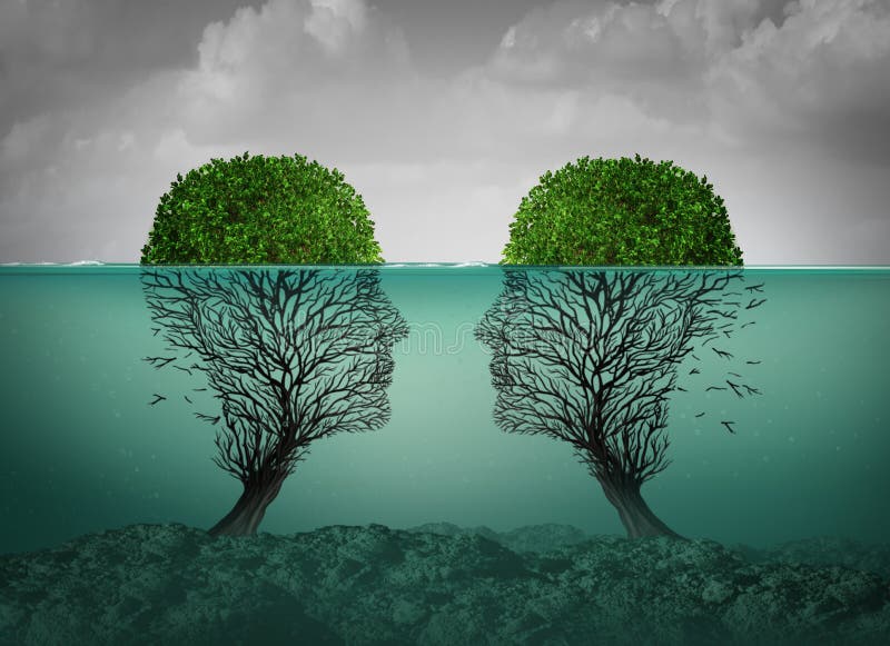 Concepto De Hundimiento De La Relación Stock de ilustración ...