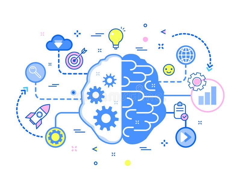 Concepto de idea ilustración del vector. Ilustración de conocimiento ...