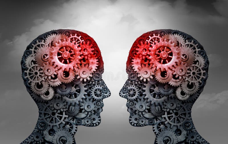 Telepatía stock de ilustración. Ilustración de fondo - 32032869