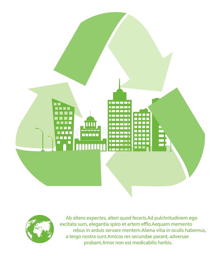 El Concepto De Protección Del Medio Ambiente Ilustración del Vector ...