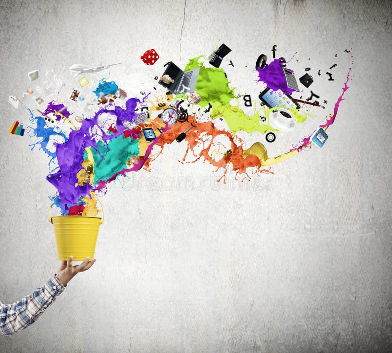 Concepto de la creatividad foto de archivo. Imagen de cultural - 42153764