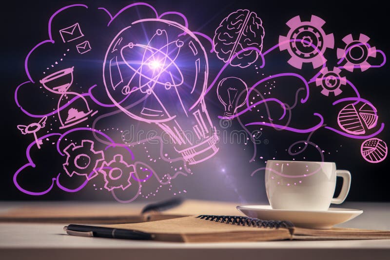 Concepto de la gran idea imagen de archivo. Imagen de libreta - 94097121