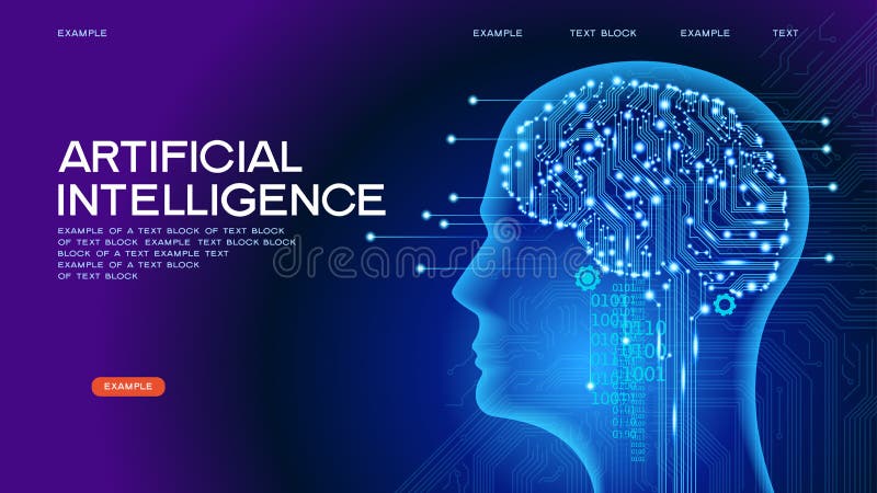 Concepto De La Inteligencia Artificial Stock de ilustración ...