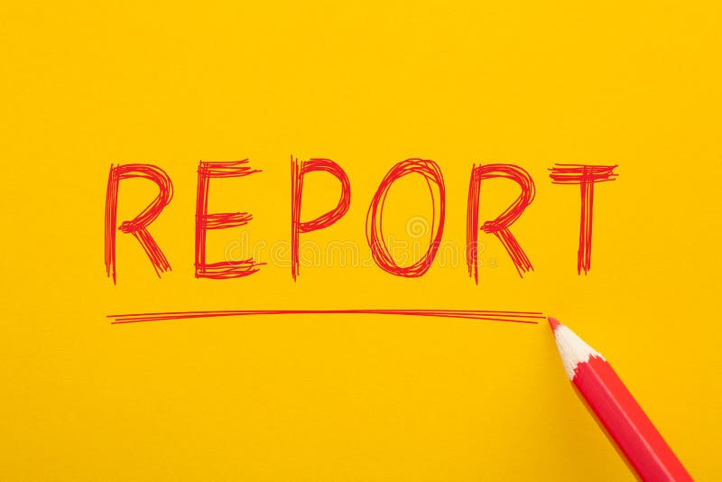 Concepto De La Palabra Del Informe Imagen de archivo - Imagen de ...