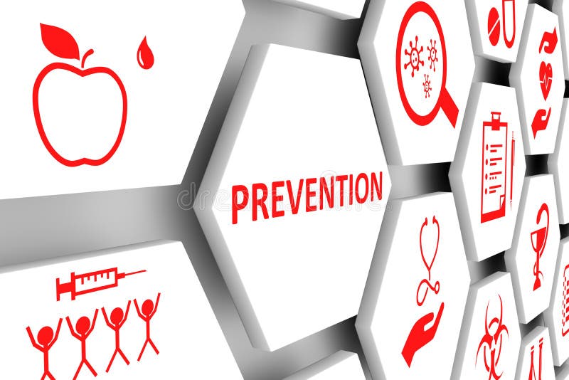 Concepto de la prevención stock de ilustración. Ilustración de salud ...