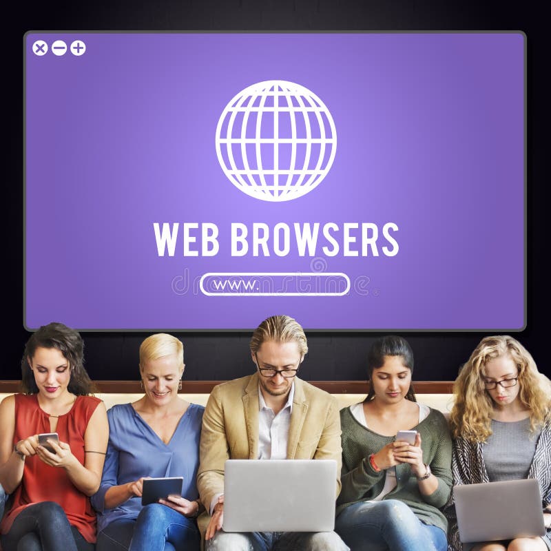 Concepto De La Tecnología De La Red De Internet Del Explorador Web ...