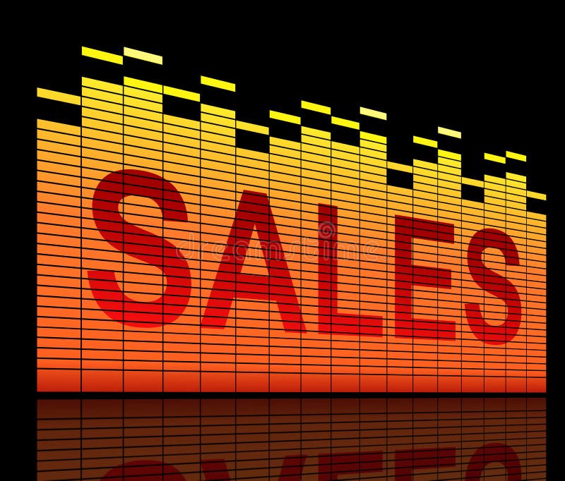 Concepto de las ventas. stock de ilustración. Ilustración de ventas ...