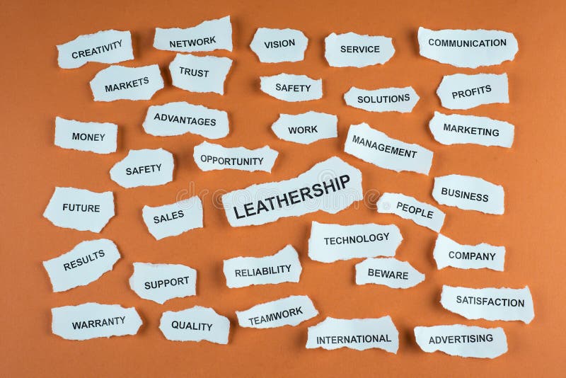 Concepto de Leathership imagen de archivo. Imagen de hombre - 38928879