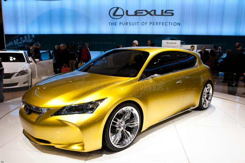 Concepto de Lexus LF-Ch imagen de archivo editorial. Imagen de motor ...