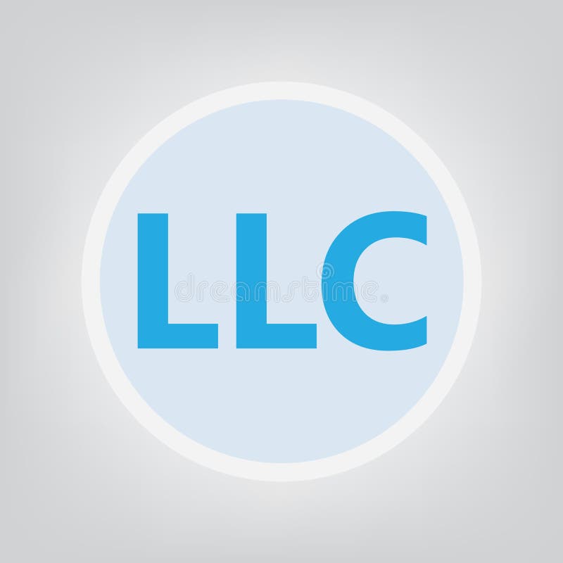 Concepto De LLC Limited Liability Company Ilustración del Vector ...