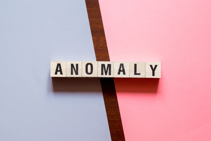 Concepto De Palabras Anormales En Cubos Foto de archivo - Imagen de ...