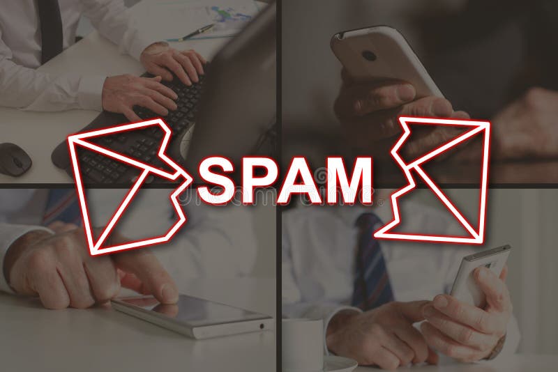 Spam, Virus, Sobre Del Email De Phishing Foto de archivo - Imagen de ...