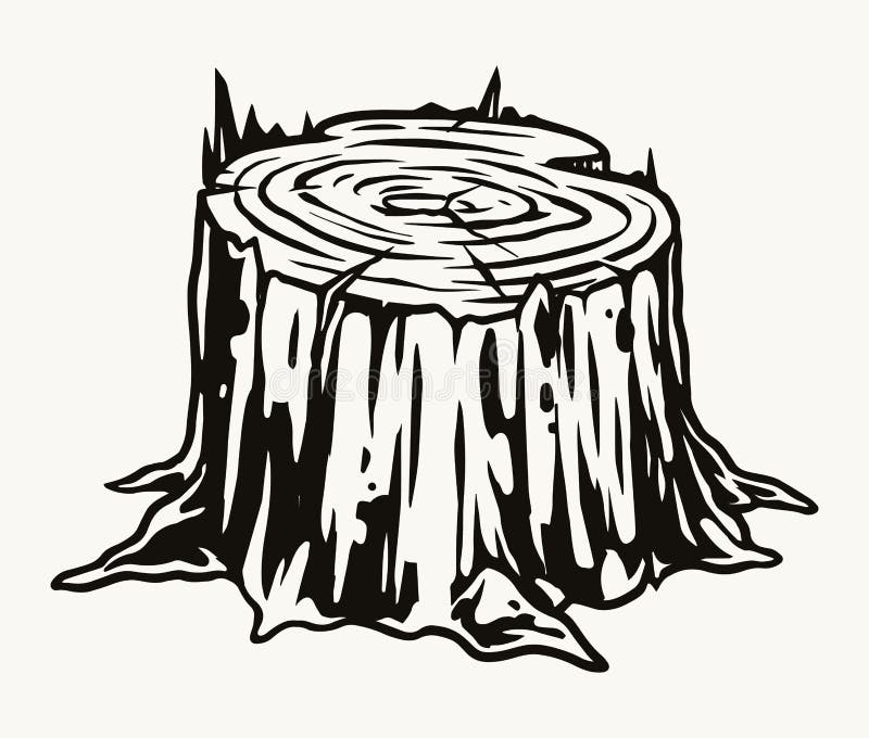 Concepto De Tocón De Madera Ilustración del Vector - Ilustración de ... Concepto De Tocón De Madera Ilustración del Vector - Ilustración de ...