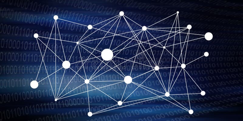 Concepto De Una Red Virtual Stock de ilustración - Ilustración de ...