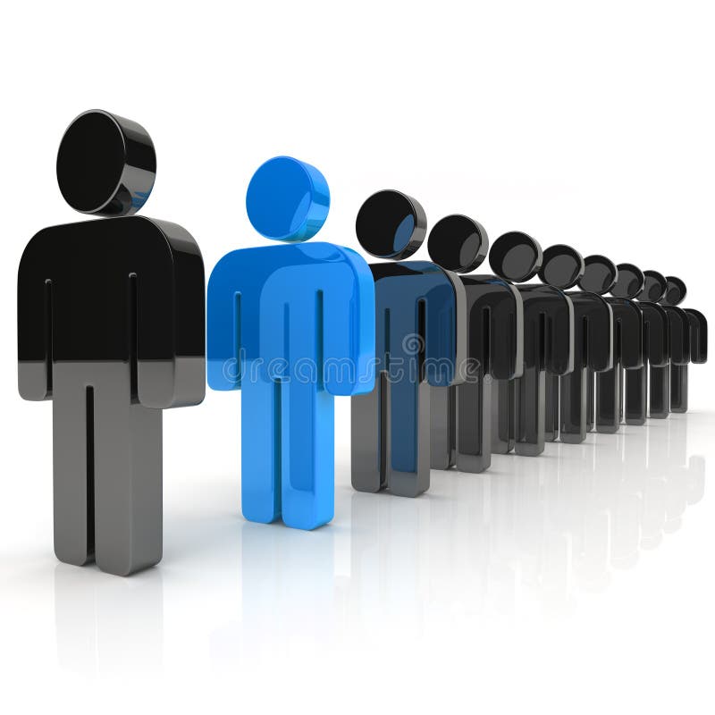 Concepto de unicidad stock de ilustración. Ilustración de extracto ...