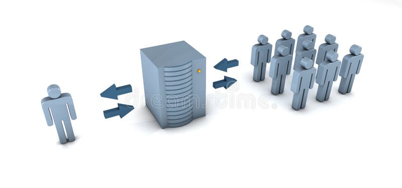 Concepto del Groupware stock de ilustración. Ilustración de conceptos ...