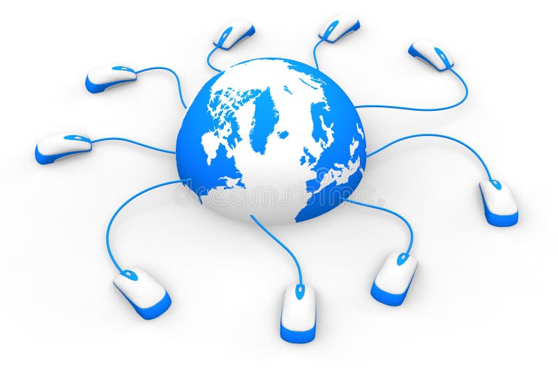 Concepto del Internet stock de ilustración. Ilustración de finanzas ...